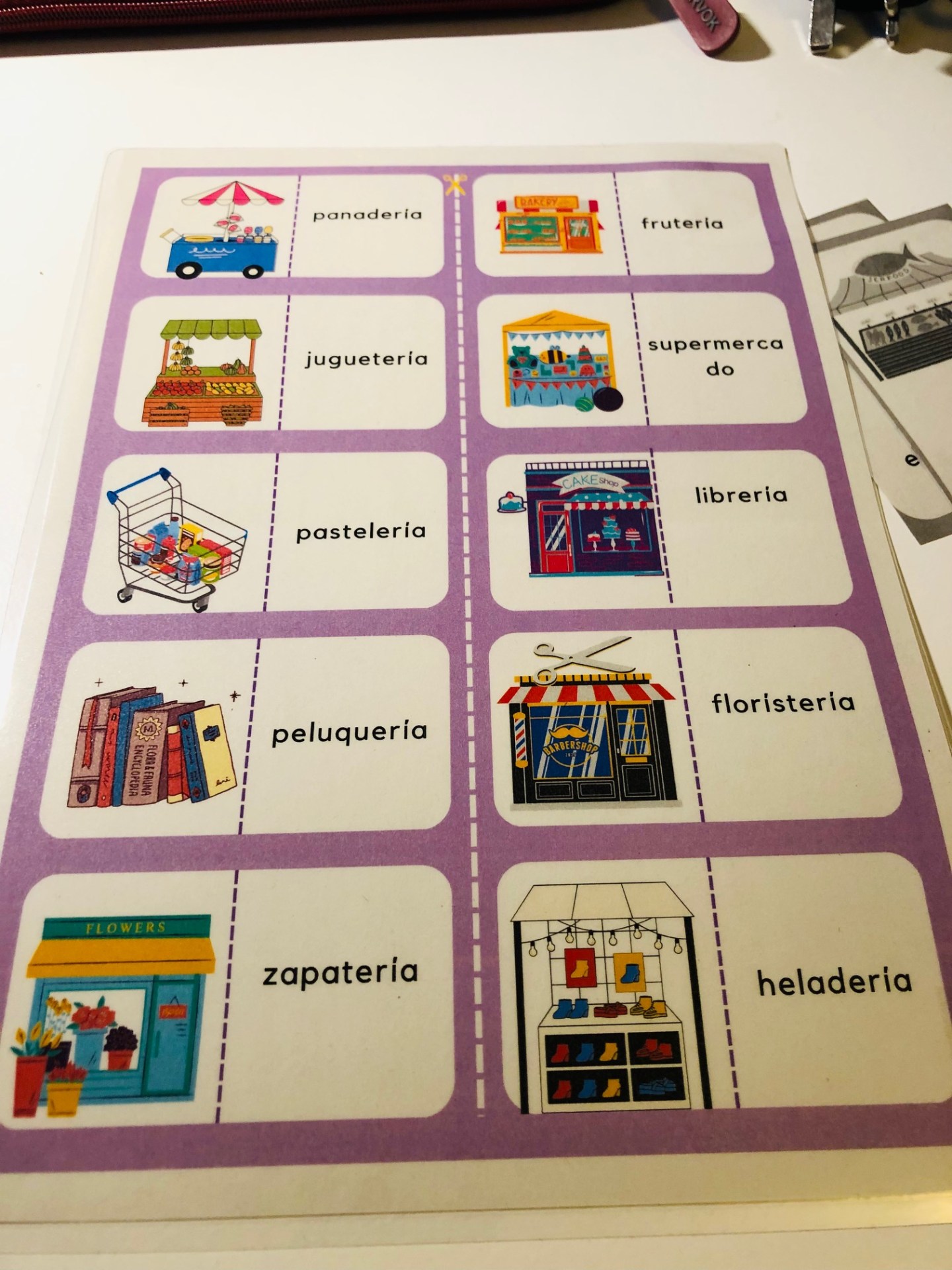 Actividades sobre las tiendas en español – Elehop